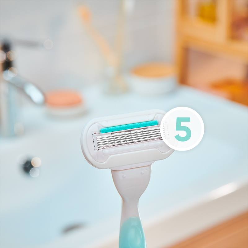 Gillette Venus Deluxe Smooth Sensitive Blades 6 Pieces - Nicehair.dk