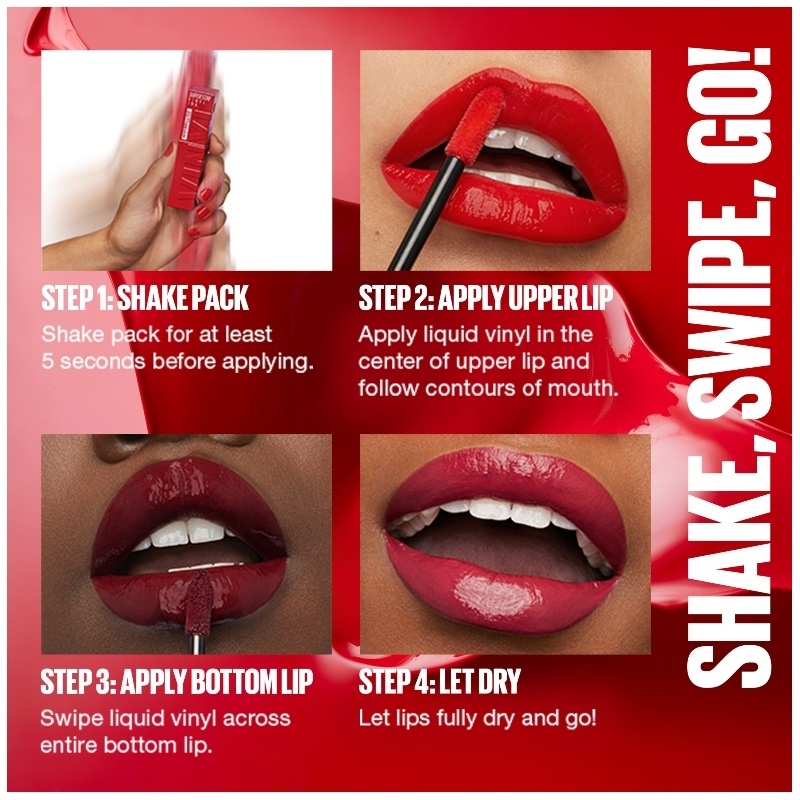 Maybelline Superstay Vinyl Ink 4,2 ml - 25 Red-Hot