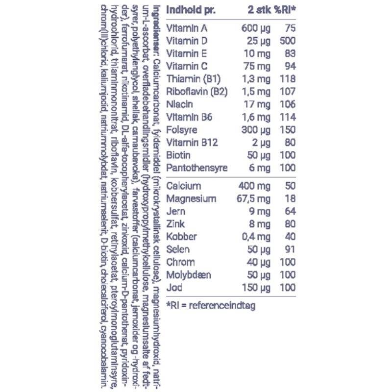 Livol Multivitamin 50+ 150 Pieces - Køb her - Nicehair.dk