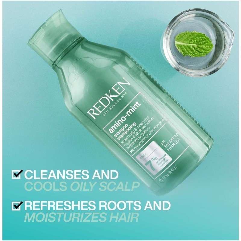 Redken Amino Mint Shampoo 300 ml - Se her - Nicehair.dk
